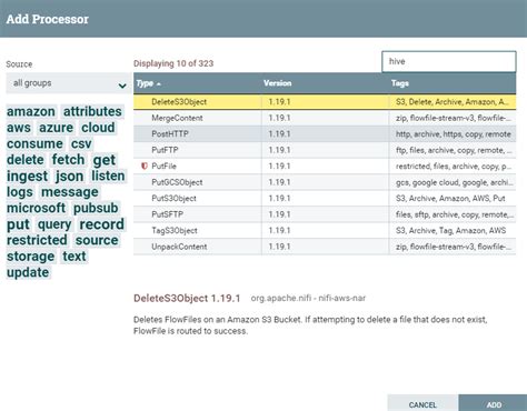 Solved Missing Hive Processors In Nifi 1191 Cloudera Community