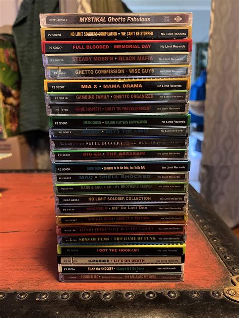 Every Album No Limit Records Released In 1998 On Cd Stacked