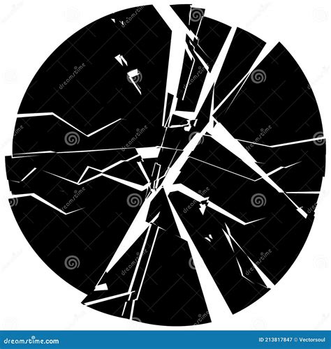Shattered Fractured Broken Square Burst Explosion And Rupture