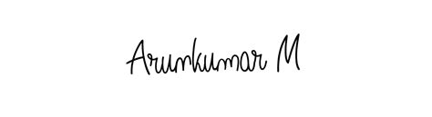 71 Arunkumar M Name Signature Style Ideas Great Online Signature