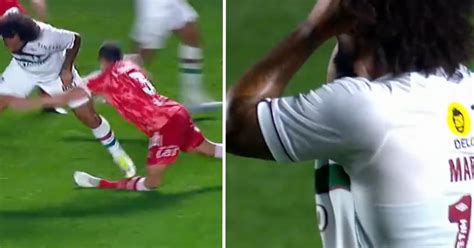 El Llanto De Marcelo De Fluminense Tras Fracturar A Jugador De