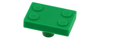 Buton Um Block Zl Lego Verde Cauciuc Woody Products