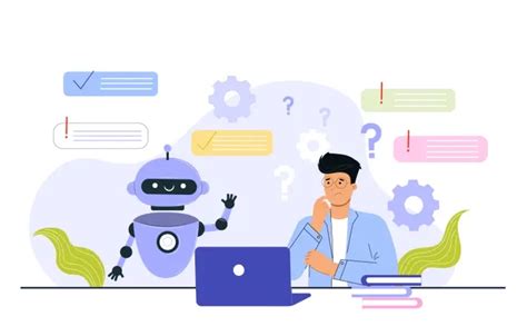Human Vs Artificial Intelligence 2d Illustration Graphicsdesign