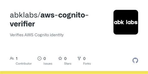 Github Abklabsaws Cognito Verifier Verifies Aws Cognito Identity