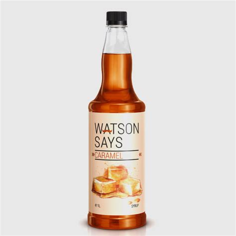 Watson Caramel Syrup - 1 Liter - ARKAN FOODS