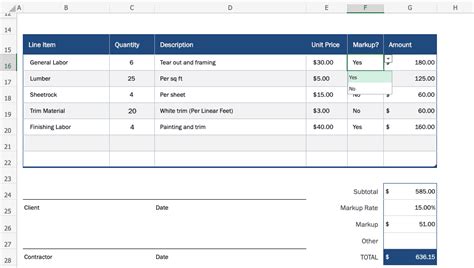 How To Create A Construction Change Order Template In Excel BuildBook