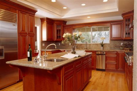 What Color Tile Floor With Cherry Cabinets Floor Roma