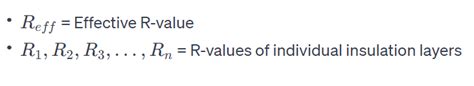 Effective R Value Calculator Calculator Doc