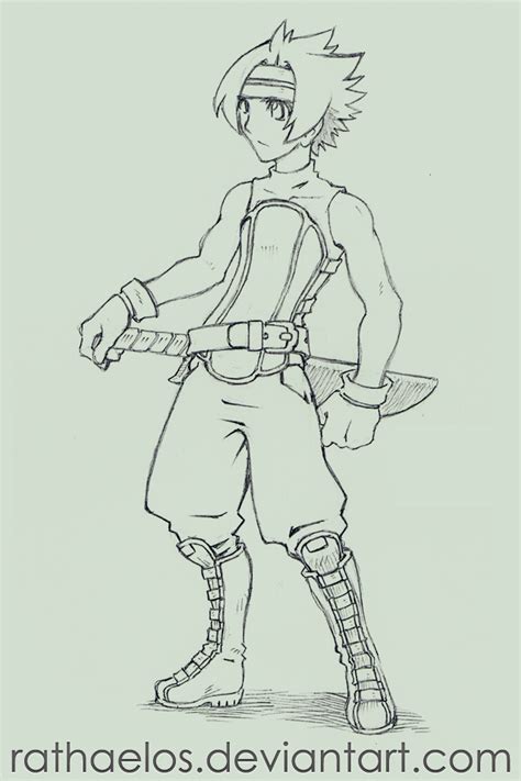 Anime Warrior Drawing At Getdrawings Free Download