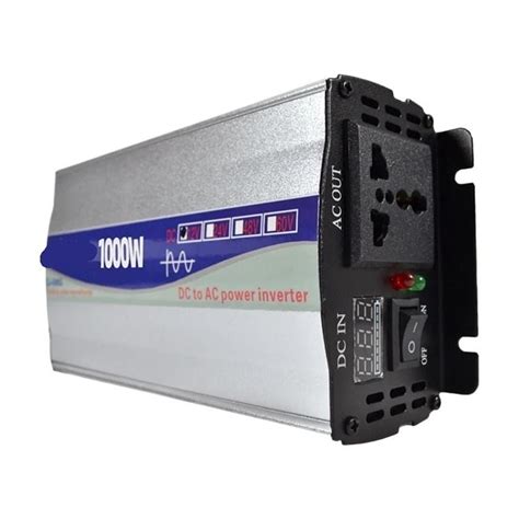 Pure Sine Wave Inverter Ac To Dc Power 500w 1000w Solar Car Inverters Single Digital Display