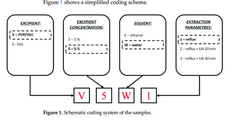 Schematic Coding System Of The Samples Download Scientific Diagram