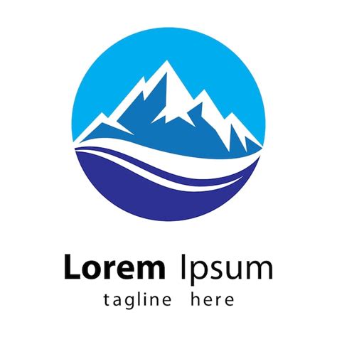 Imagens Do Logotipo Da Montanha Vetor Premium