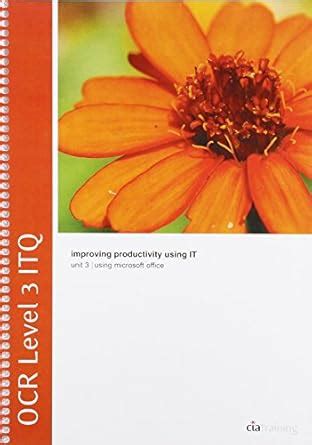 Buy OCR Level ITQ Unit Improving Productivity Using IT Using Microsoft Office Book