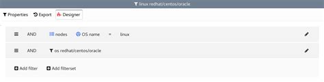 Filterset Tabs — Opensvc 21 Documentation