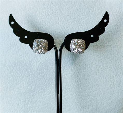 奇跡の宝石 モアサナイト 1carat ジルコニアデザイン ピアス 天然石と宿曜占星術のお店 パワーストーン石の小箱