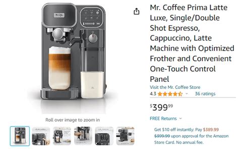 Mr Coffee Prima Latte Luxe Missing Water Tank Contains Defect Rio