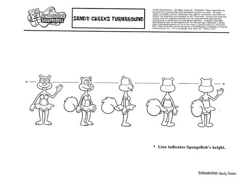 Spongebob Squarepants Model Sheet Book 4622145755