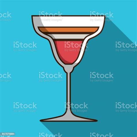 디자인을 마셔 칵테일 아이콘입니다 스타일 유리 일러스트 레이 션 벡터 개념에 대한 스톡 벡터 아트 및 기타 이미지 개념