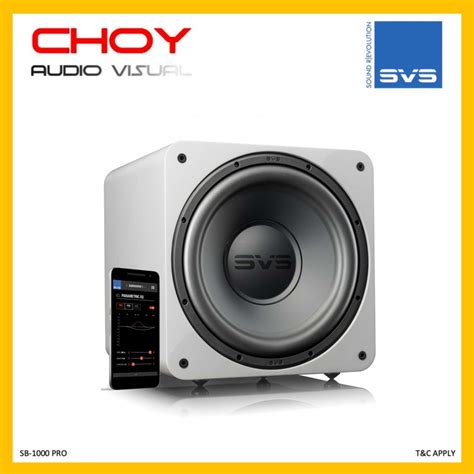 SVS SB-1000 Pro 12" Subwoofer Piano Gloss White With Free Gift - Choy ...
