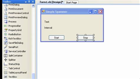 Visual Basic 2008 Simple Spammer Youtube