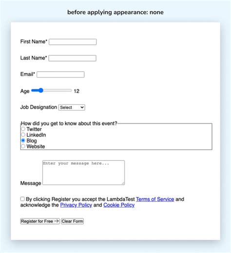 How To Style CSS Form Design Elements LambdaTest