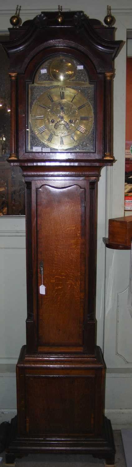 Lot 857 A Late 18th 19th Century Oak Longcase Clock