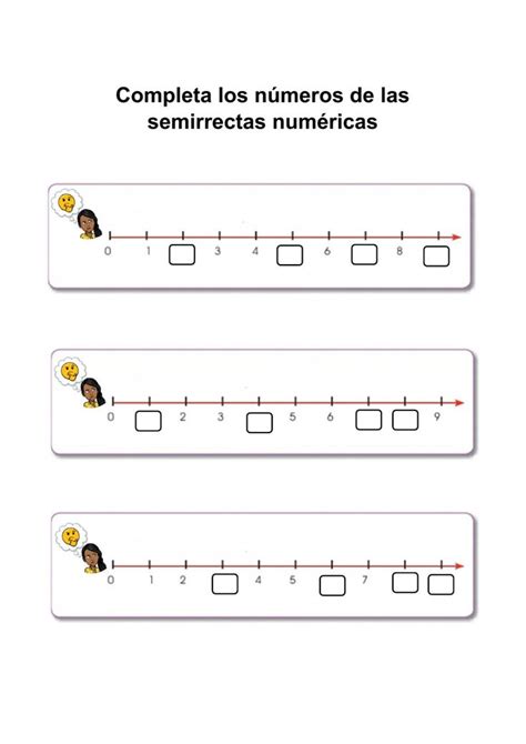 Number Line Chart Worksheet