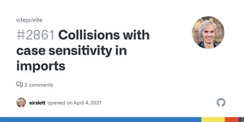 Collisions With Case Sensitivity In Imports · Issue 2861 · Vitejsvite
