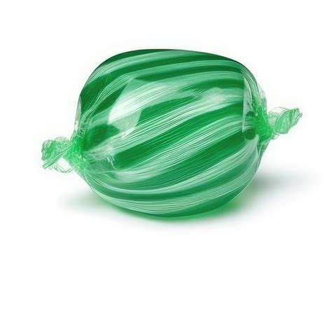Premium Photo A Green Candy Candy Candy Wrapped In Plastic