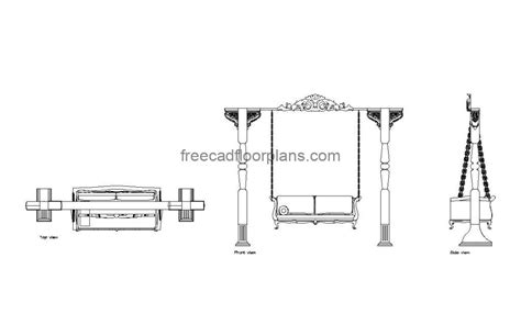 Traditional Swing Free Cad Drawings