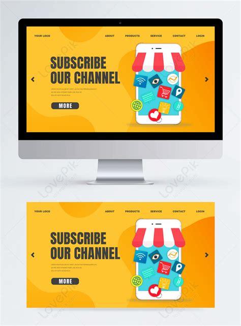 Mobile Network Data Analysis Social Media Platform Like Subscribe Follow Web Banner Template