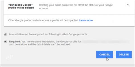 How To Delete Your Google Profile If You Havent Already Updated