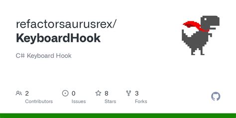 GitHub Refactorsaurusrex KeyboardHook C Keyboard Hook