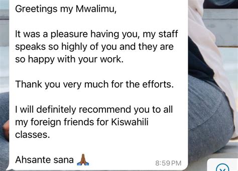 Mwanamkuu Hassani On Linkedin Last December I Received A Whatsapp