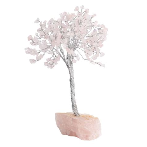 Edelsteinbaum Rosenquarz Liebe 22 Cm Zenvol Deutschland