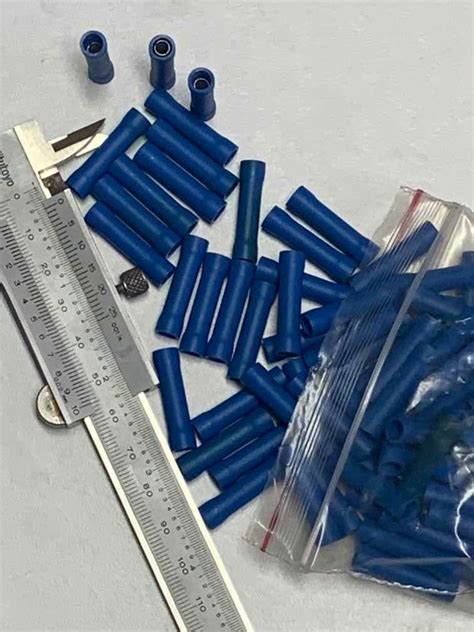 Terminal Empalme Forrado Azul Y Rojo 100u MercadoLibre