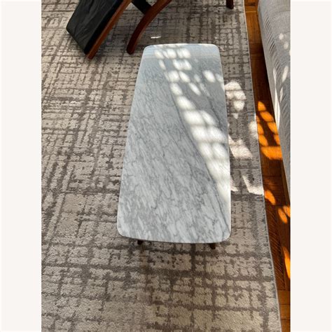 Article Vena Walnut Rectangular Coffee Table Aptdeco