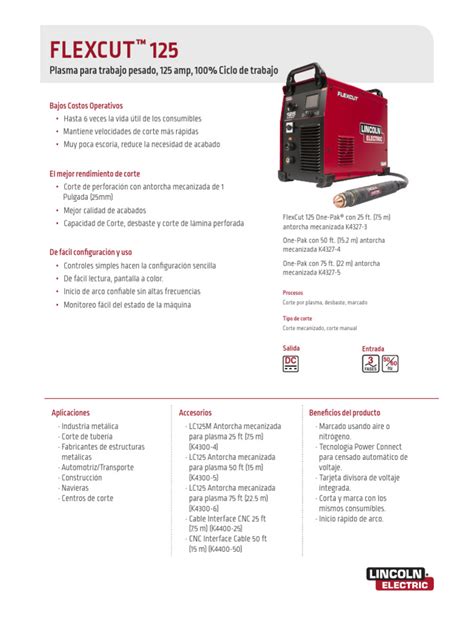 Flexcut 125 Español Pdf