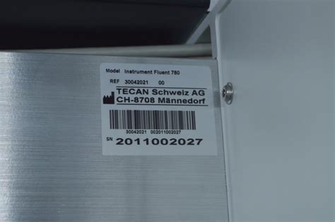 Tecan Fluent Liquid Handler W FCA MCA RGA AV