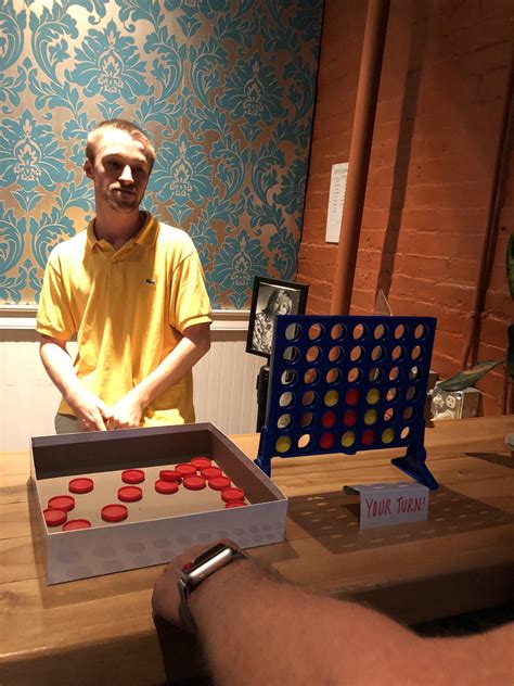 The Bouncer At The Bar I Went To Played Connect Four Against Patrons