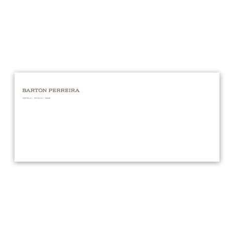 10 Envelope W Window Barton Perreira