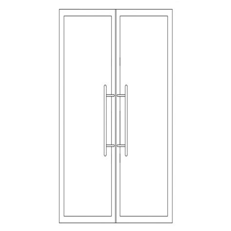Free Double Door Elevation Cad Block Dwg Dxf Pdf Format Free Cads
