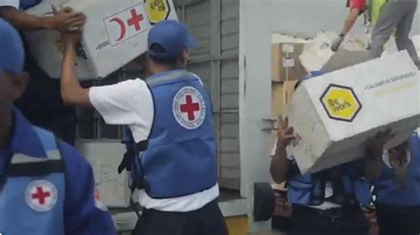 Llega A Venezuela El Primer Cargamento De Ayuda Humanitaria De La Cruz Roja