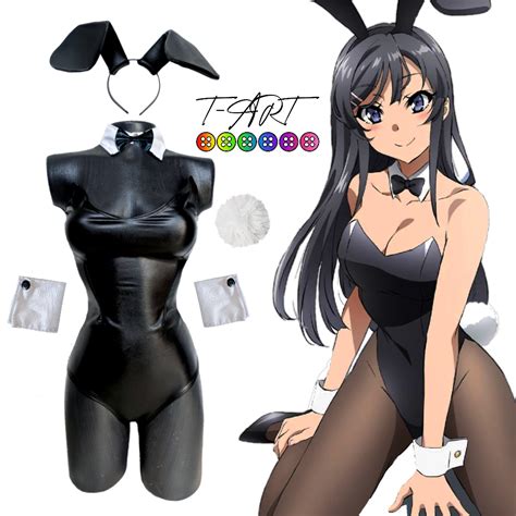 Cosplay Conejita Mai Sakurajima Coneja Sexy Coneja Tiendas T Art