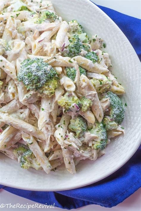 Chicken Broccoli Pasta Salad The Recipe Revival Recipe Chicken