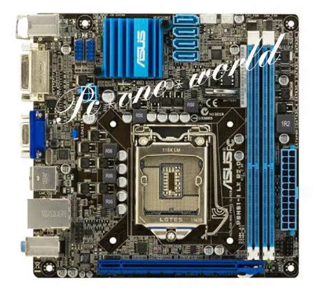 Asus P H I Lx R Motherboard Intel H Lga Ddr Dimm Gb Dvi Mini Itx