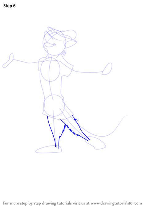 How To Draw Robin The Fox From Robin Hood Robin Hood Step By Step