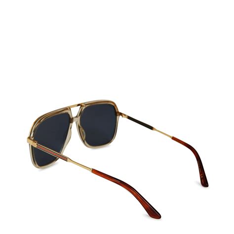 Gucci Mens Oversized Aviator Sunglasses Unisex Aviator