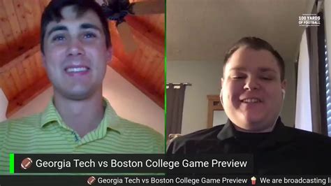 🏈 Georgia Tech Vs Boston College Game Preview Youtube