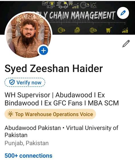 Syed Zeeshan Haider Mba Scm On Linkedin Warehouse Topvoice Linkedin
